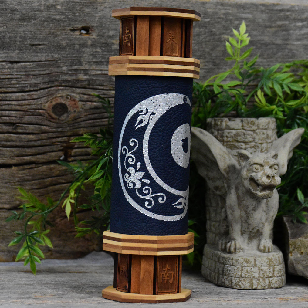 Codex Dice Tower - Silver Moon on Lapis - Elderwood Academy