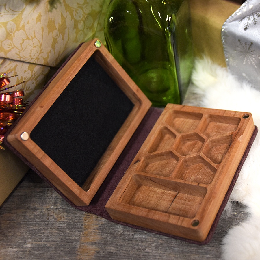 Mini Spellbook Gaming Box – Crimson Atlas – Elderwood Academy