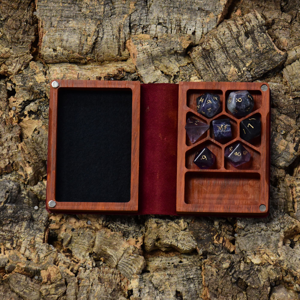 Mini Spellbook Gaming Box – Crimson Spellcircle – Elderwood Academy