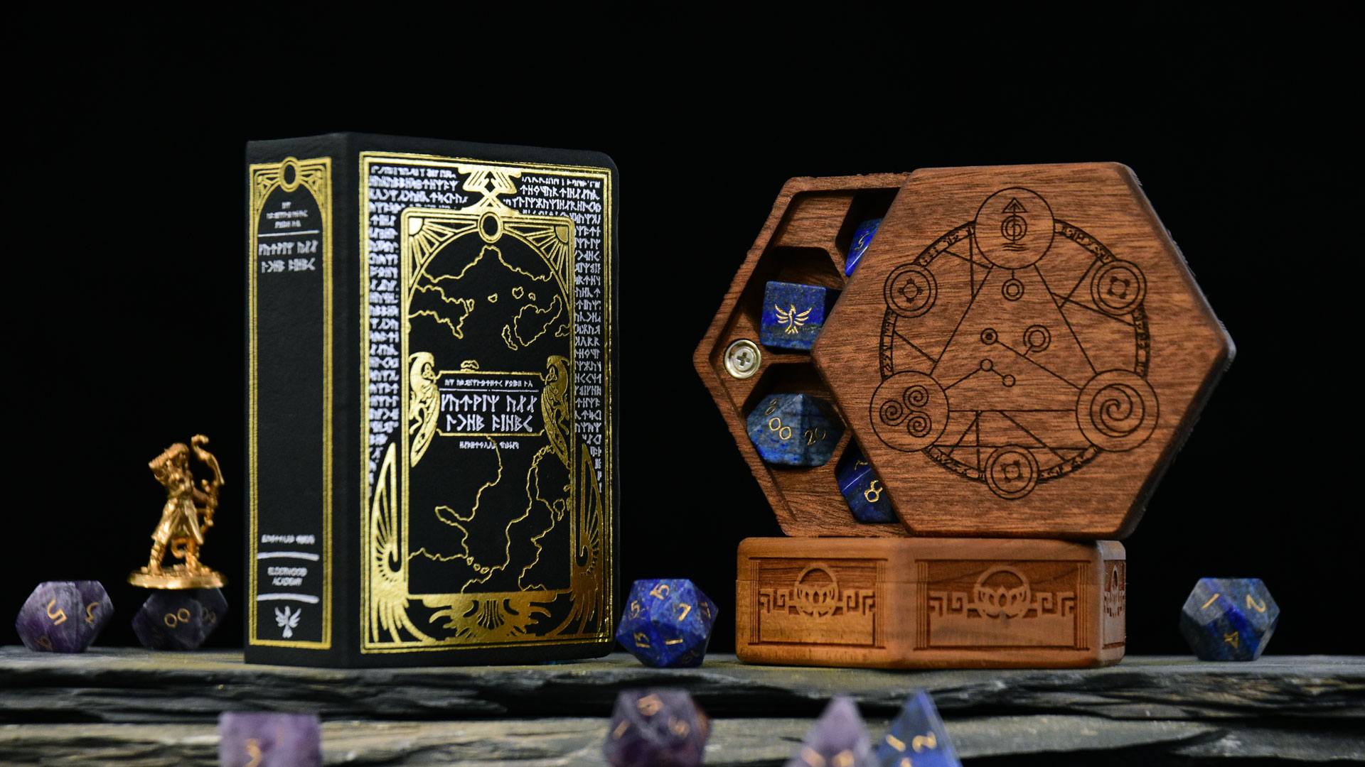 Elderwood Academy: Dice, Dice Boxes, & RPG Supplies