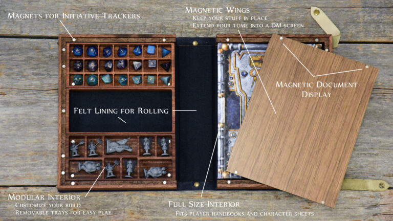 Handcrafted DM Screens | Master Tome