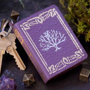 Small Keychain Book Box for Dice | Elderwood Academy