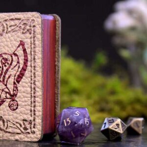 Small Keychain Book Box for Dice | Elderwood Academy