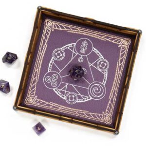 Roll-Up Dice Tray | Scroll Dice Tray | Elderwood Academy