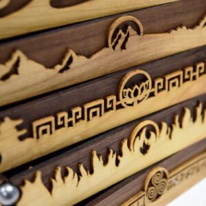 Roll-Up Dice Tray | Scroll Dice Tray | Elderwood Academy