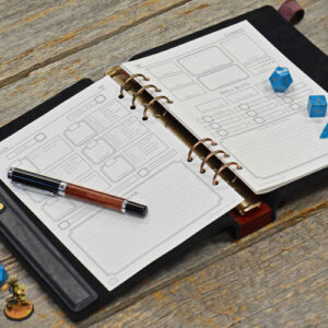 Leather DnD Adventure Journal/Notebook | Elderwood Academy