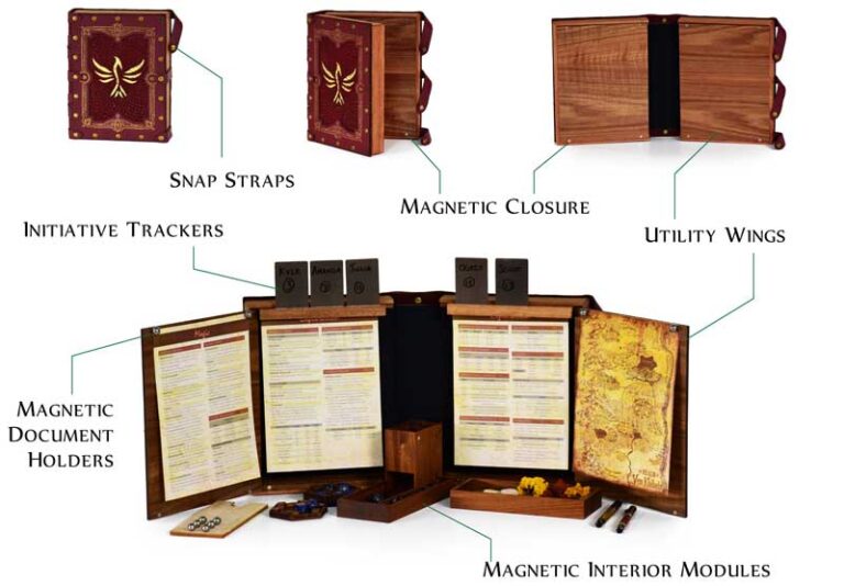 Handcrafted DM Screens | Master Tome