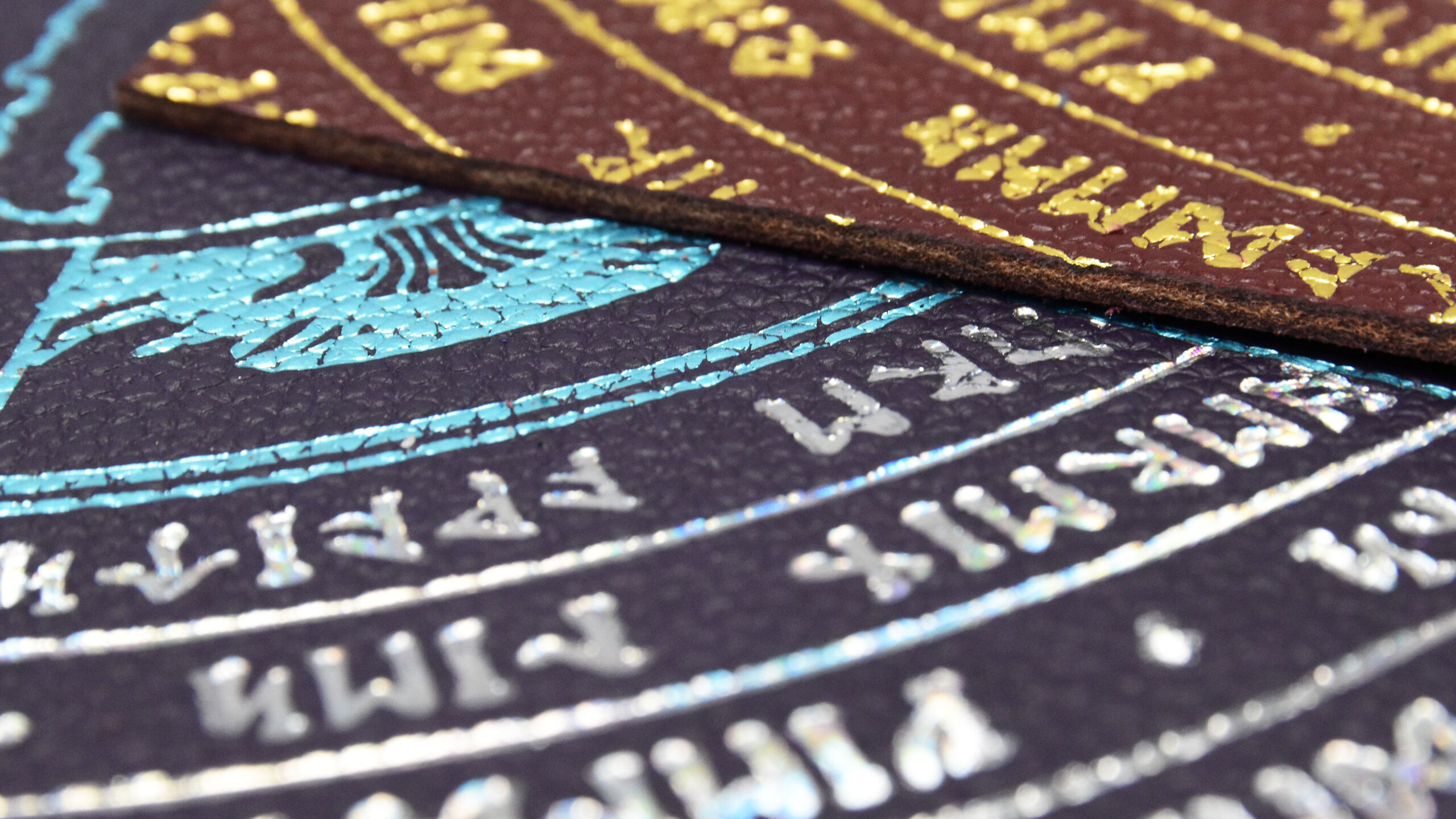 Foil-Pressed Leather - Elderwood Academy